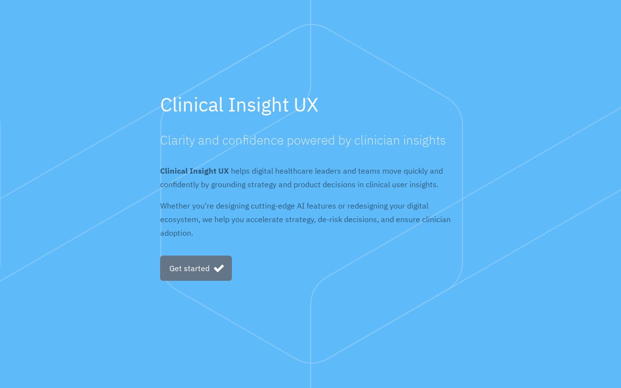 Clinical Insight UX